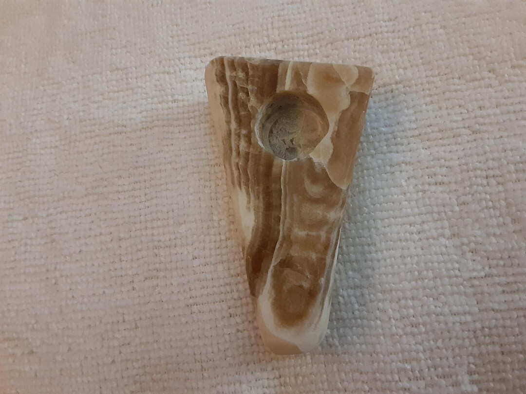 Chocolate Onyx Smoking Pipe - Etsy