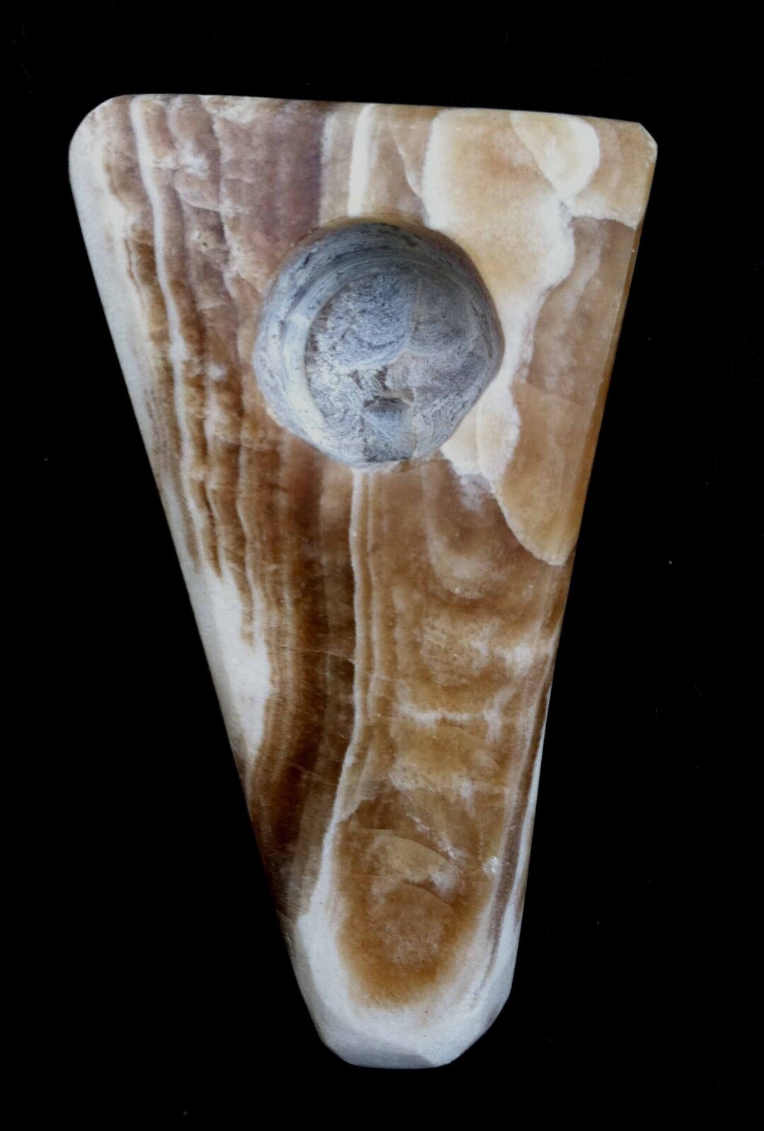 Chocolate Onyx Stone Smoking Pipe - Etsy