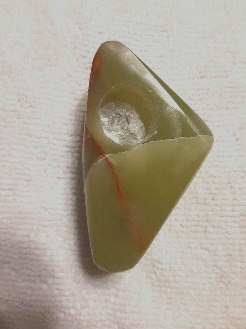 Emerald Green Onyx Pipe - Etsy