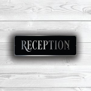 RECEPTION DOOR SIGN, Reception Sign, Reception, Office Sign, Office ...