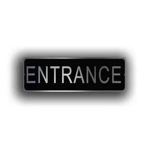 ENTRANCE DOOR SIGN, Entrance Sign, Entrance, Office Supplies, Entrance ...