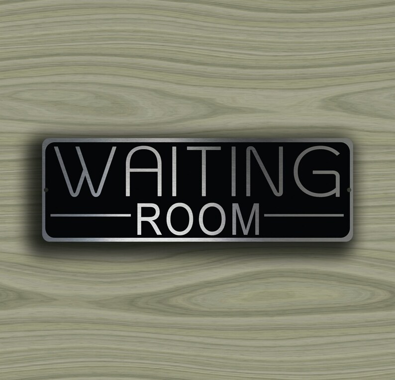 WAITING ROOM SIGN Waiting Room Signs Waiting Room Door Sign - Etsy
