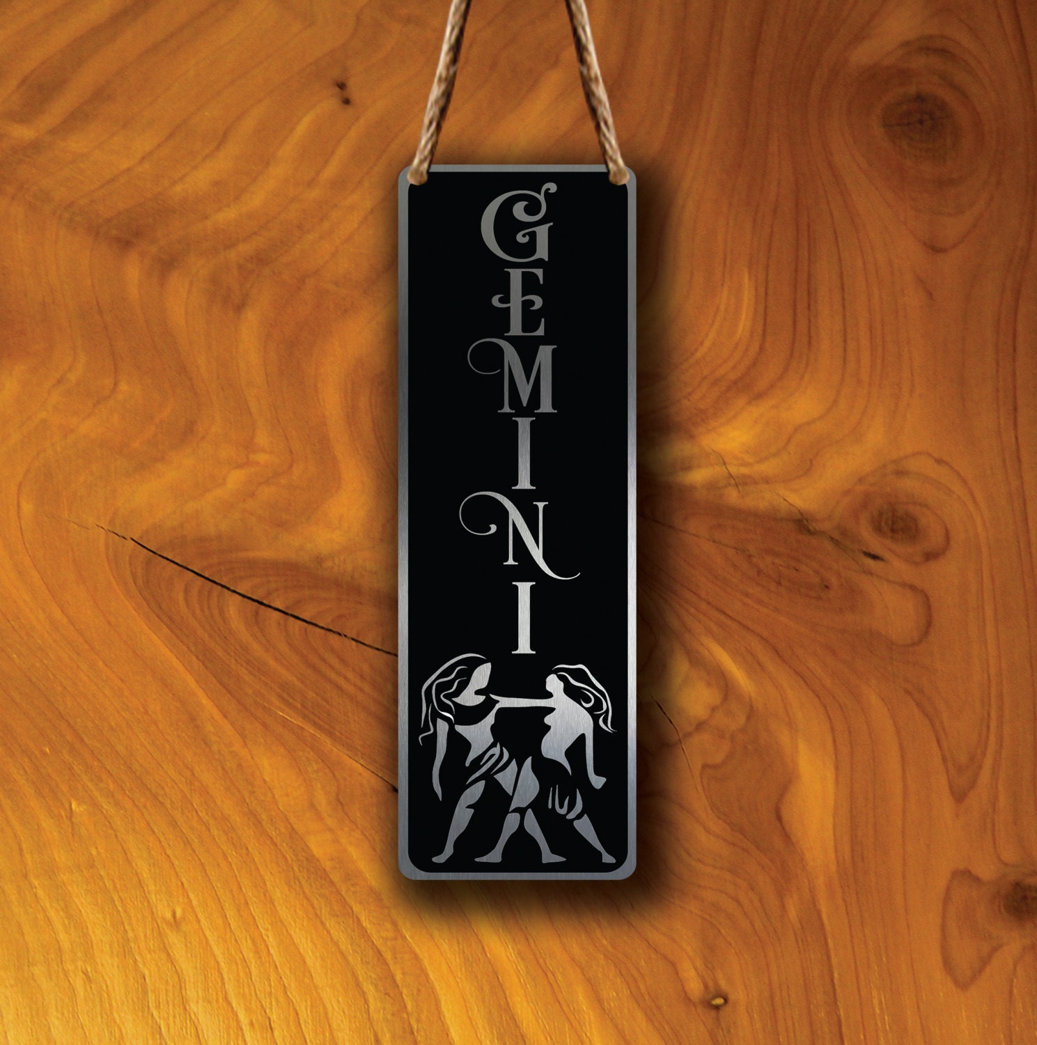 GEMINI ZODIAC SIGN Wall Art Sign Gemini Wall Plaque Gemini - Etsy