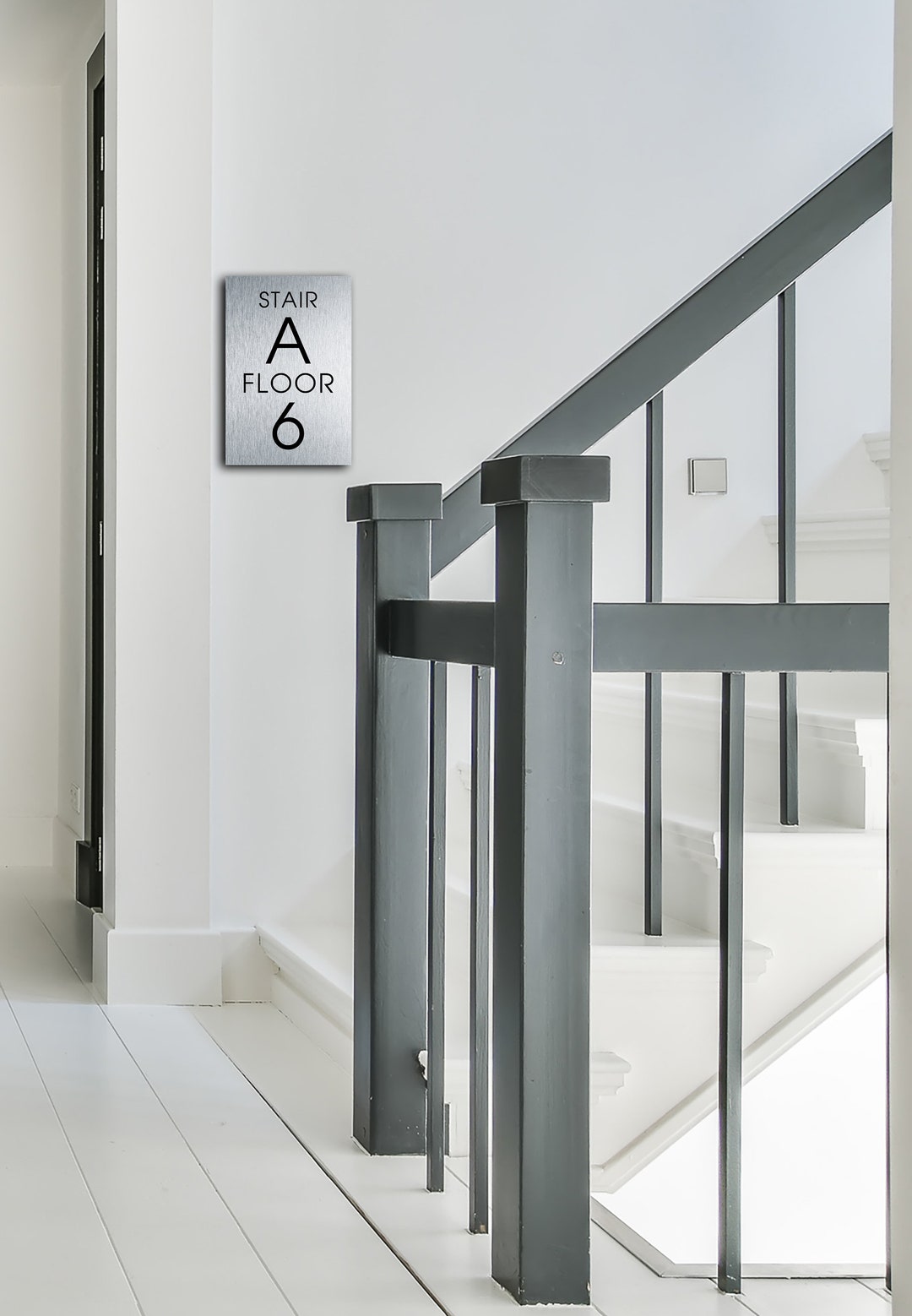 Custom Stair Sign, Stair Level Signs, Wayfinding Signs, Stair Numbers ...