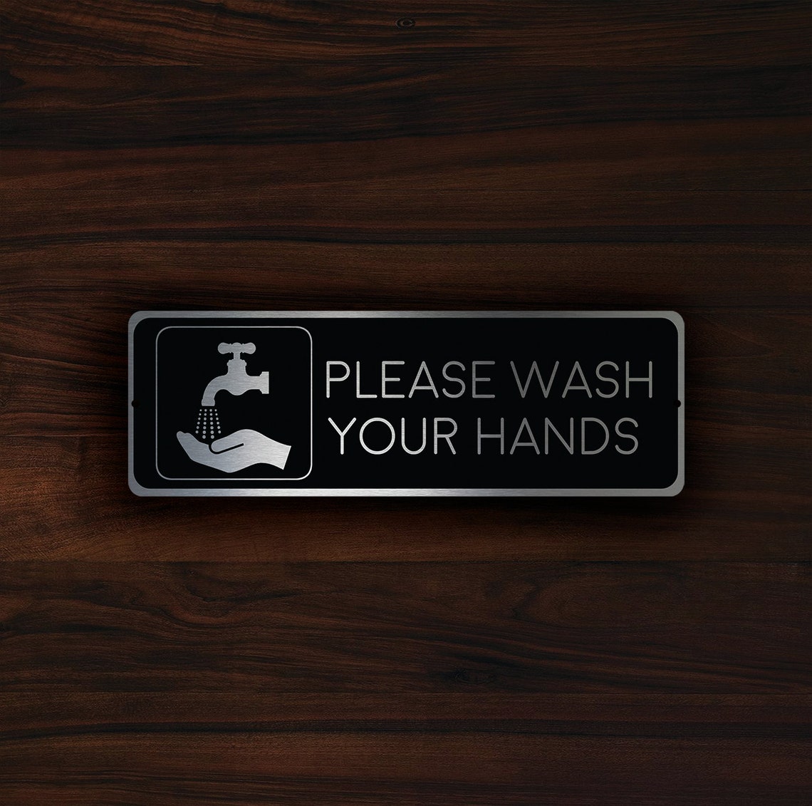 Please WASH YOUR HANDS Sign Please Wash Hands Kitchen Signs | Etsy