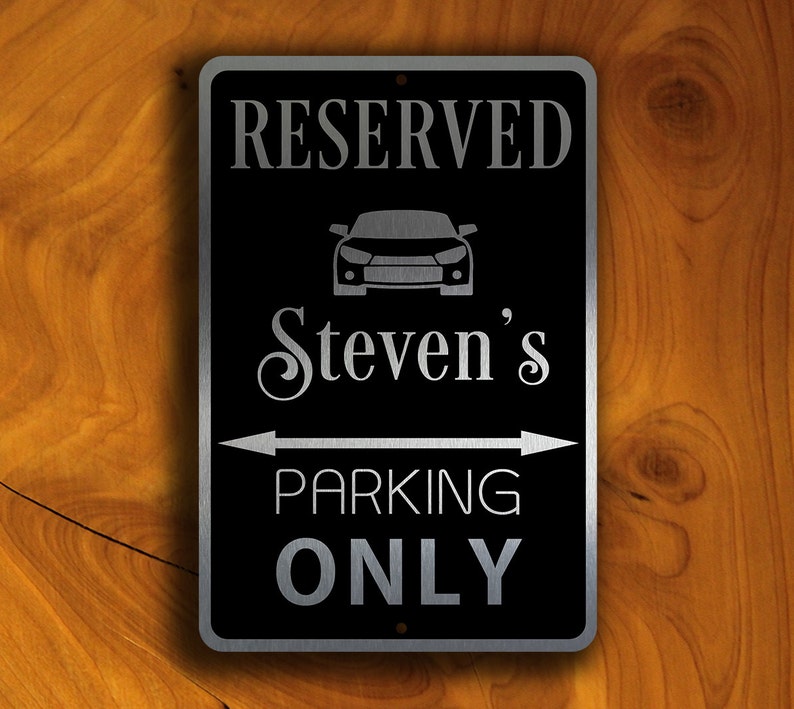 PERSONALIZED RESERVED PARKING Sign Parking Signs Custom - Etsy