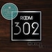 HOTEL NUMBERS Custom Hotel Room Numbers Hotel Door Numbers - Etsy