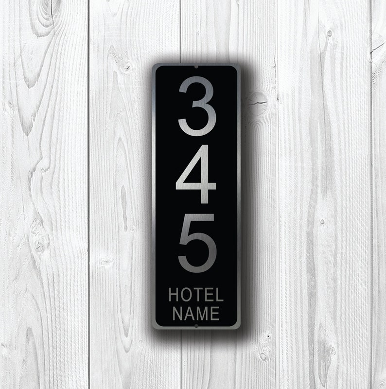 CUSTOM HOTEL ROOM Number Sign Personalized Hotel Door Number - Etsy Ireland