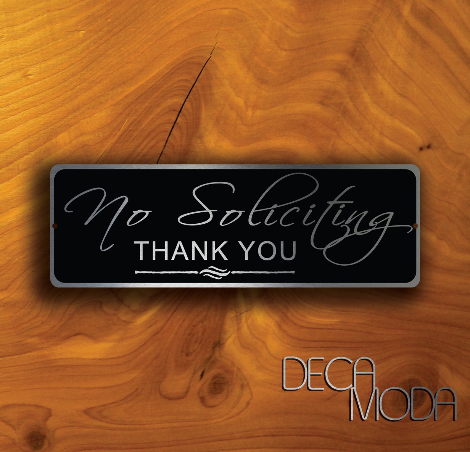 NO SOLICITATION SIGN No Solicitation Sign on Durable Brushed - Etsy
