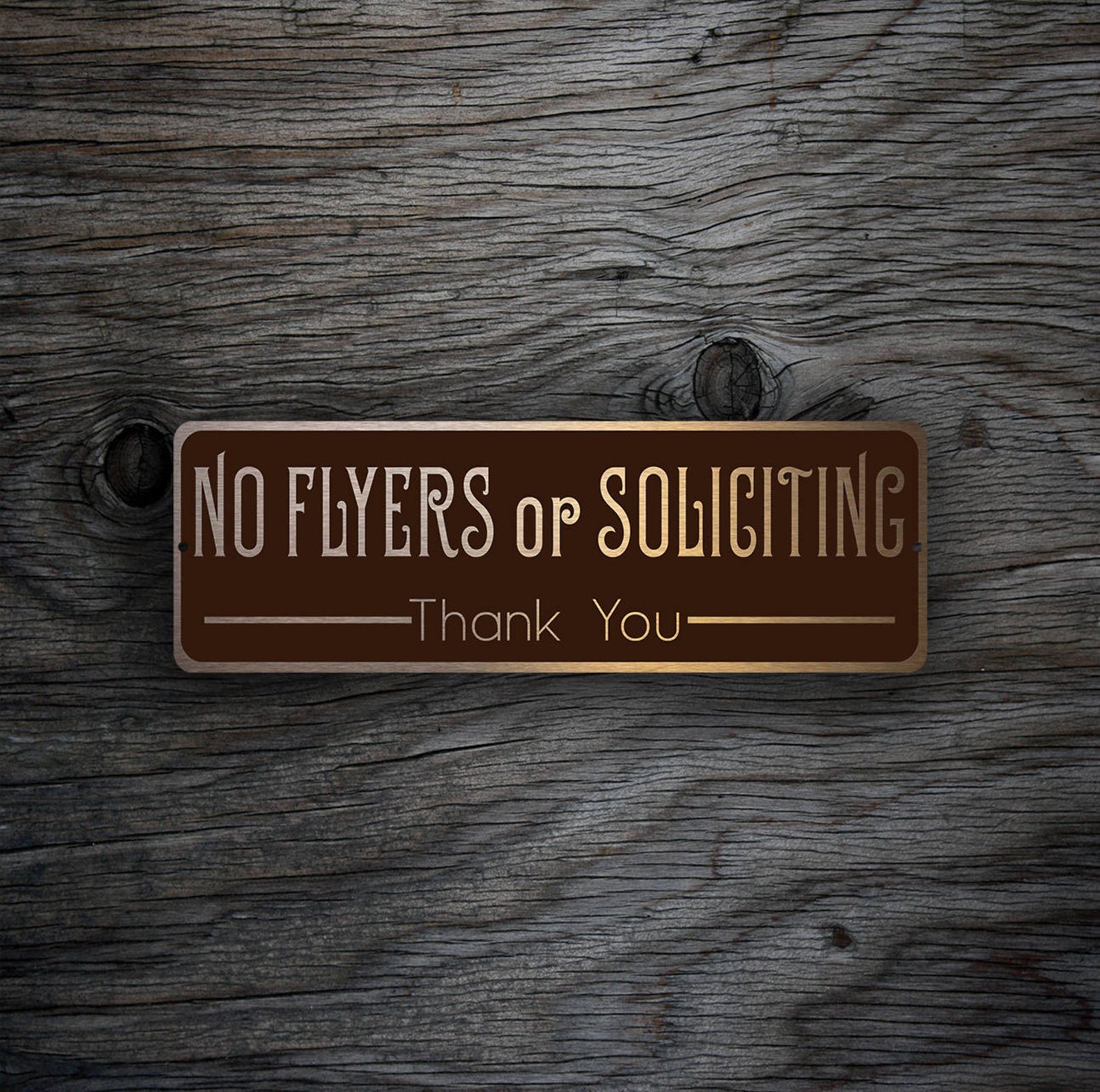 NO FLYERS or SOLICITING Sign No Flyers Sign No Soliciting | Etsy