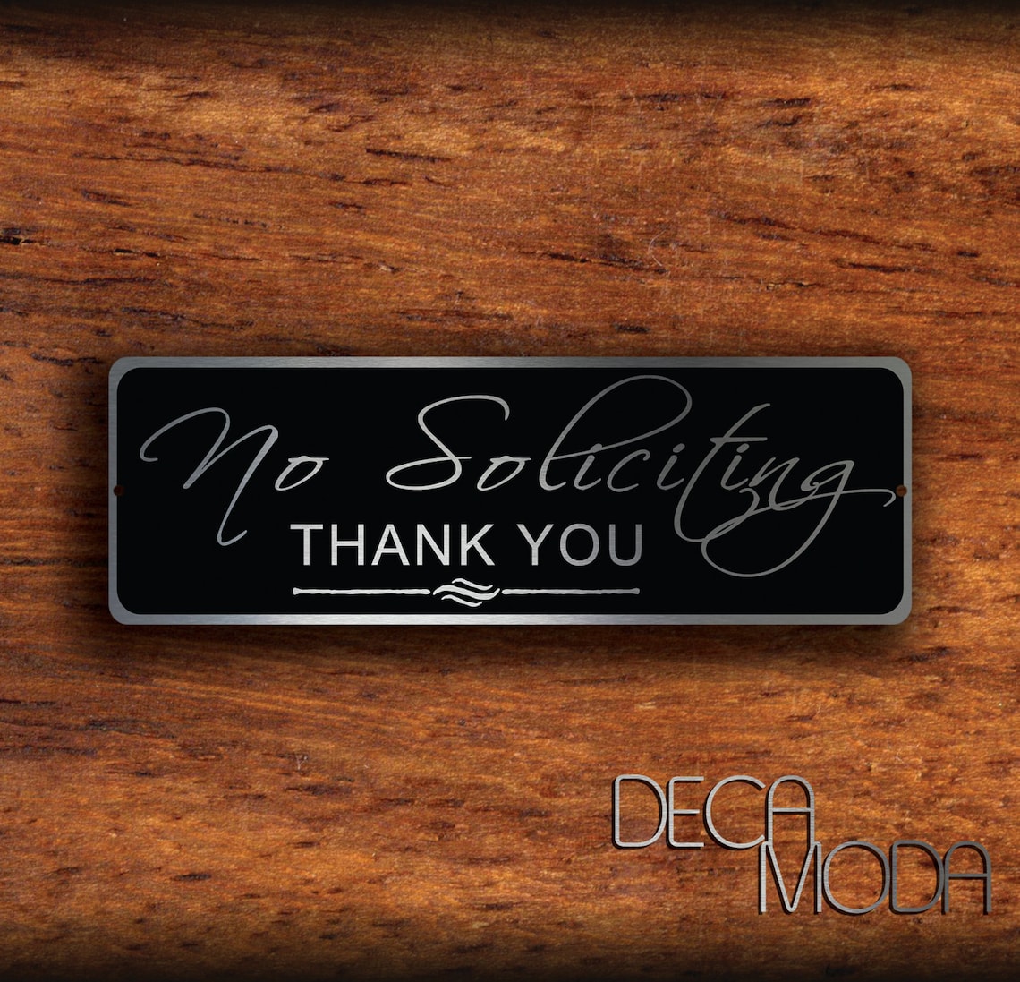 NO SOLICITATION SIGN No Solicitation Sign on Durable Brushed - Etsy