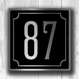 CUSTOM HOUSE NUMBERS Sign, Outdoor House Number Plaque, Custom House ...