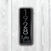 MODERN ADDRESS SIGN Sign, Modern House Address Plaque, Custom Address ...