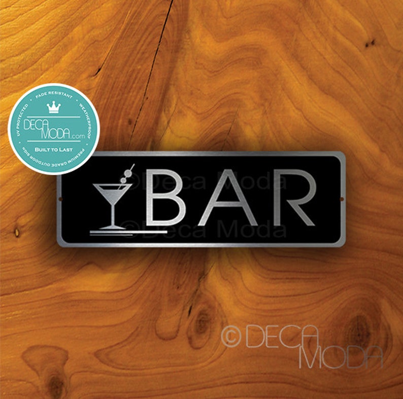 HOTEL BAR SIGN Bar Sign Bar Door Plate Sign Hotel Suite - Etsy
