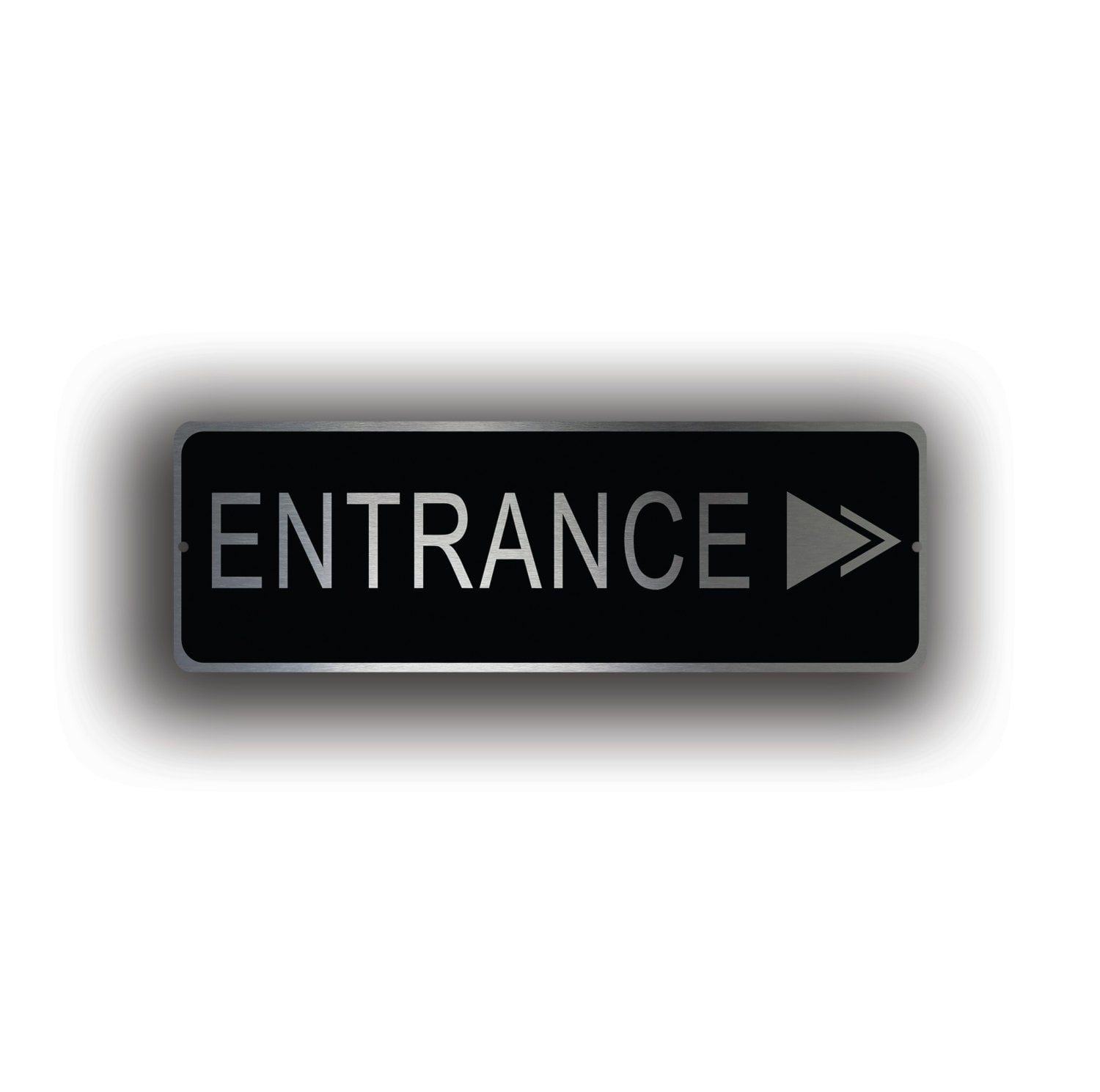 ENTRANCE DIRECTIONAL SIGN Entrance Sign With Arrow Entrance - Etsy