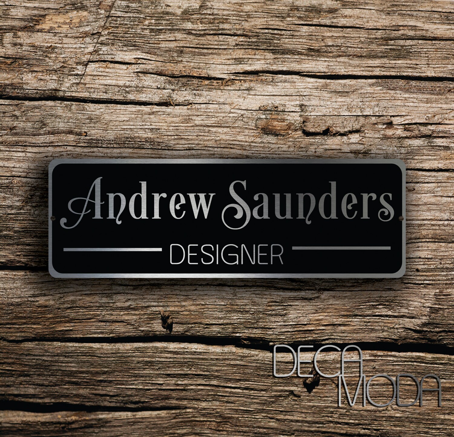PERSONALIZED DOOR SIGN Door Name Plate Sign Customizable - Etsy