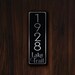 MODERN ADDRESS SIGN Sign, Modern House Address Plaque, Custom Address ...