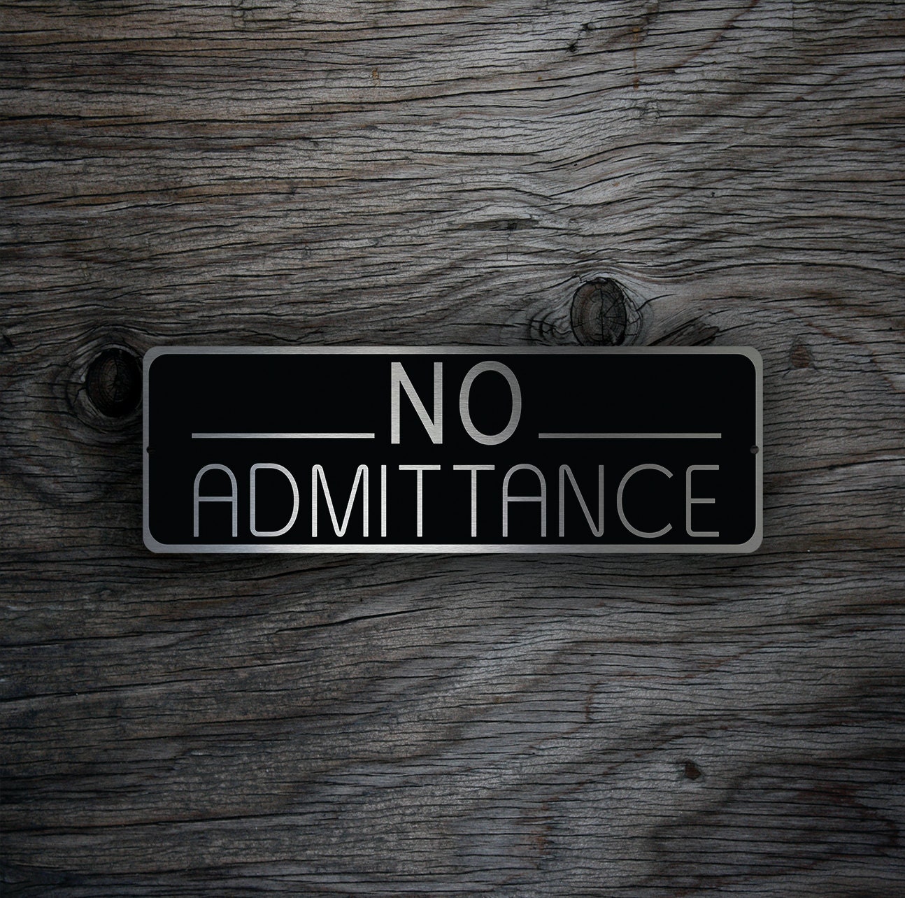 NO ADMITTANCE SIGN No Admittance Door Signs No Admittance - Etsy