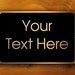 YOUR TEXT HERE Sign, Durable Signs, Brushed Composite Aluminum, Sign ...