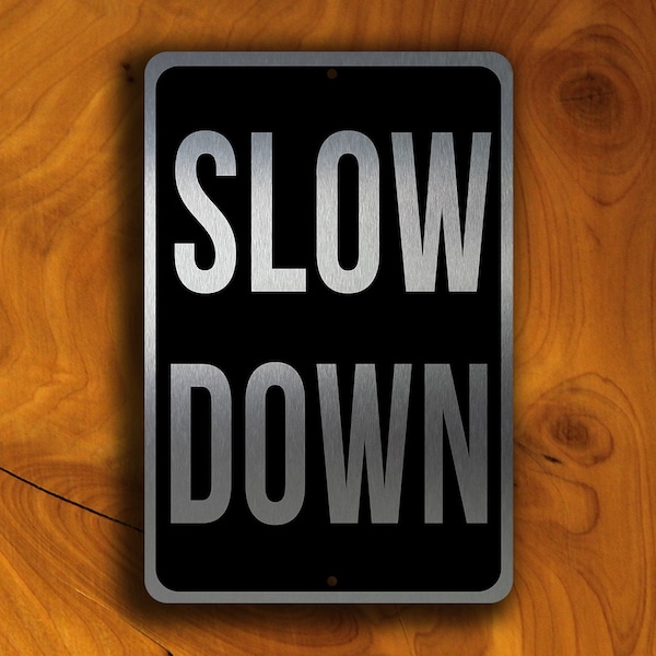 Slow Down Signs - Etsy