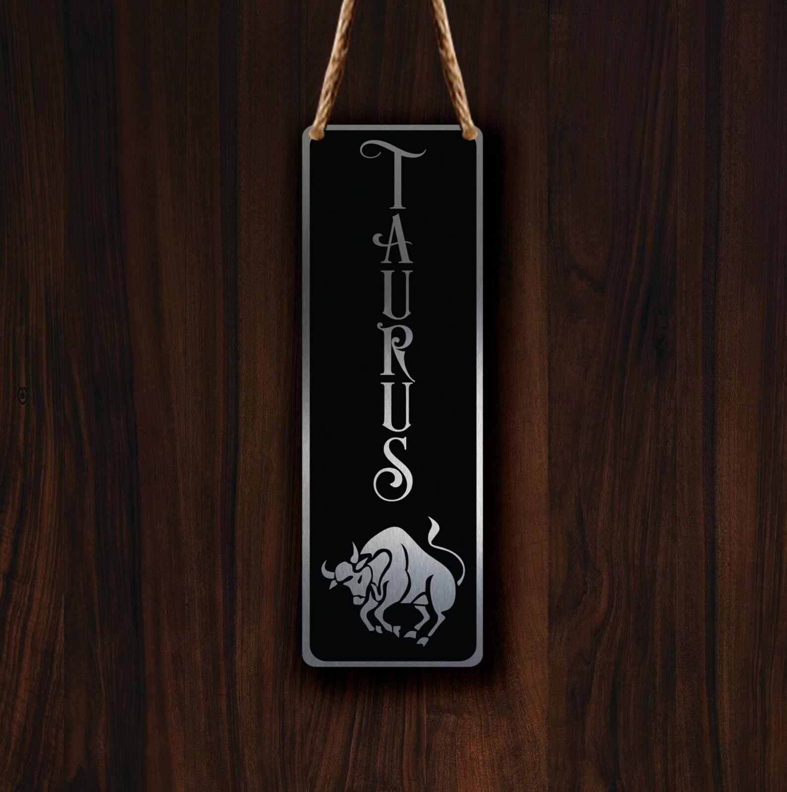 TAURUS ZODIAC SIGN Wall Art Sign Taurus Wall Plaque Taurus - Etsy