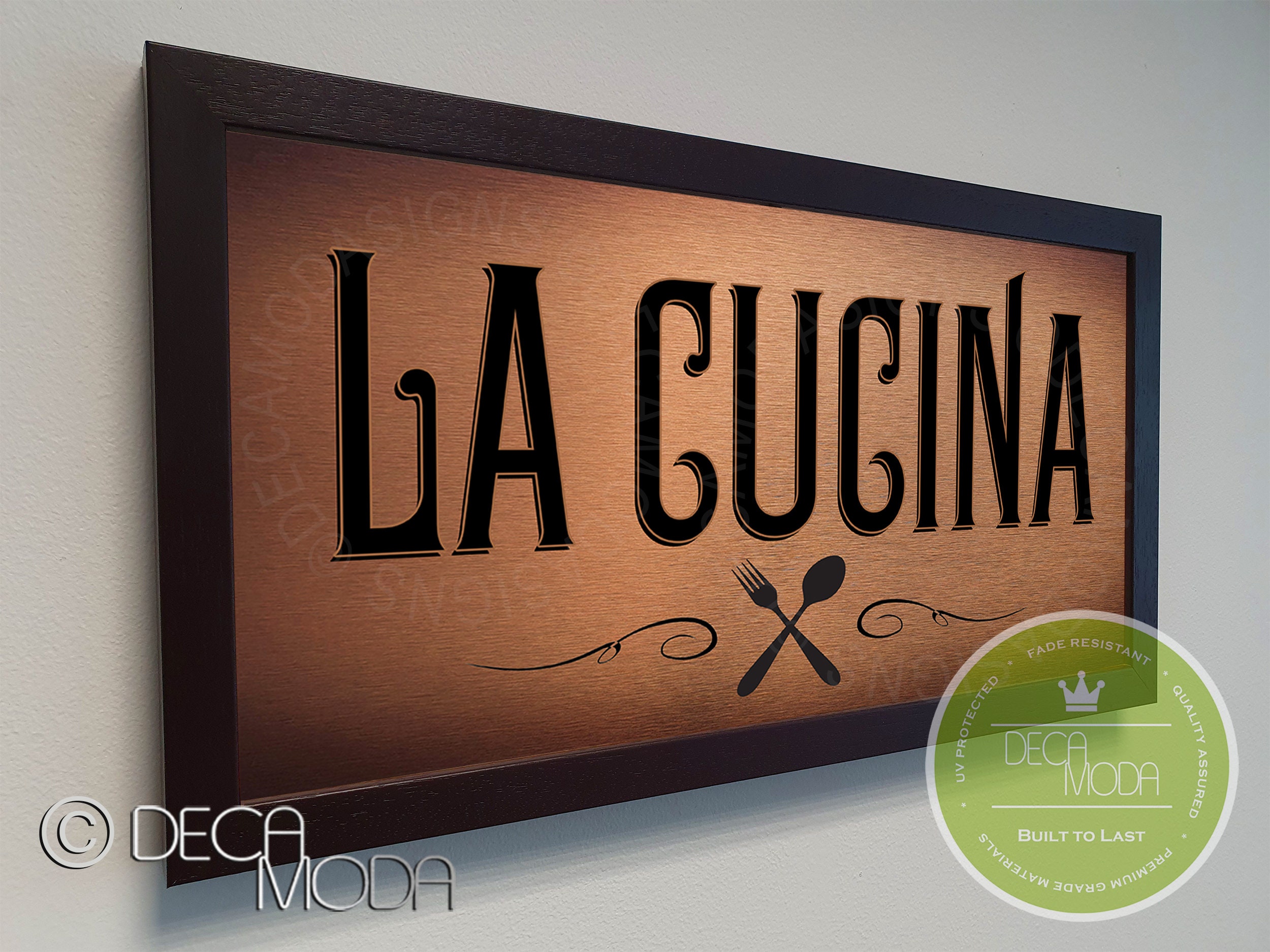 LA CUCINA La Cucina Sign La Cucina Signs Kitchen Sign - Etsy Canada