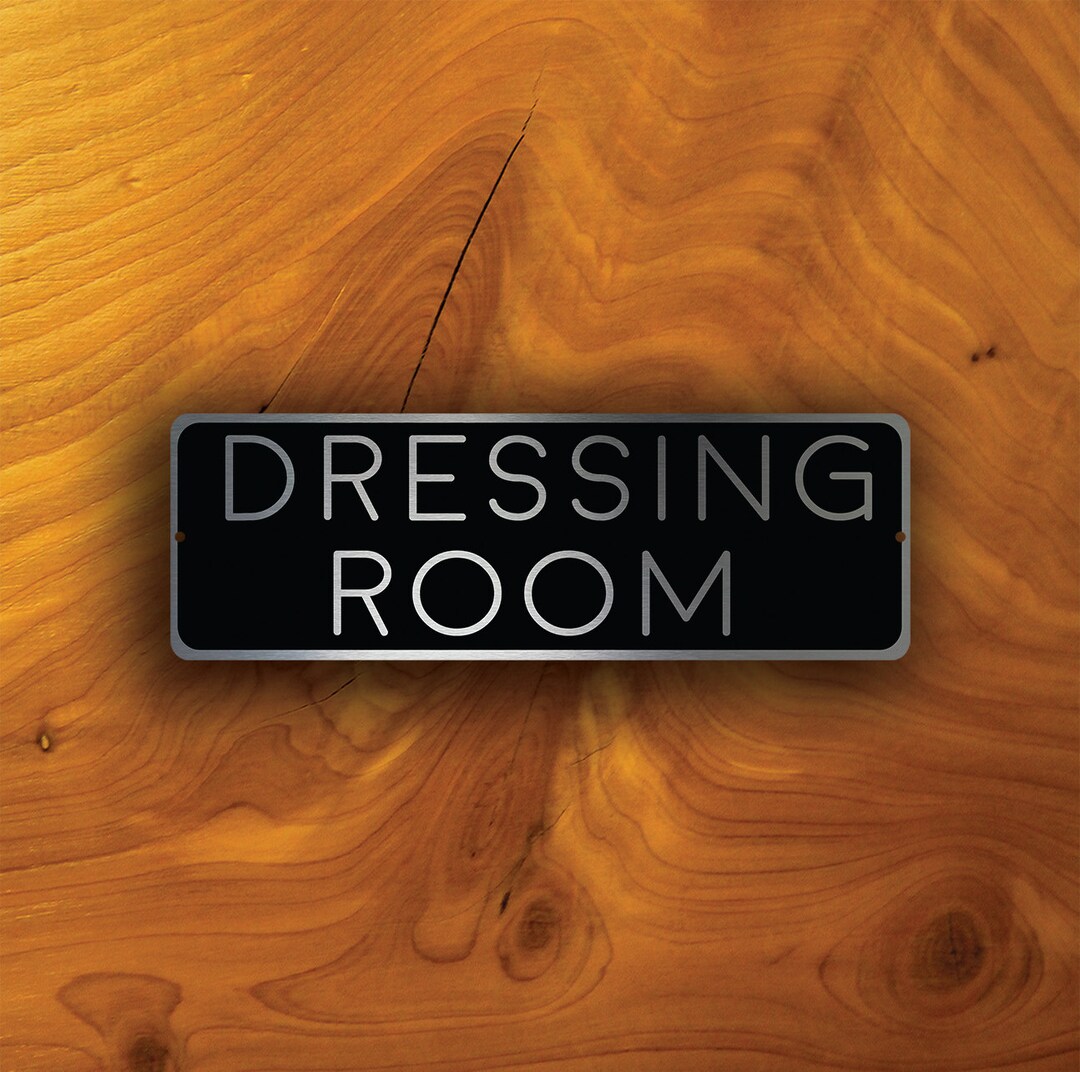DRESSING ROOM SIGN, Dressing Room Signs, Custom Door Signs, Dressing ...