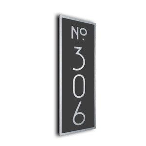 Vertical Apartment Number Sign, Apartment Numbers, Hotel Numbers and ...