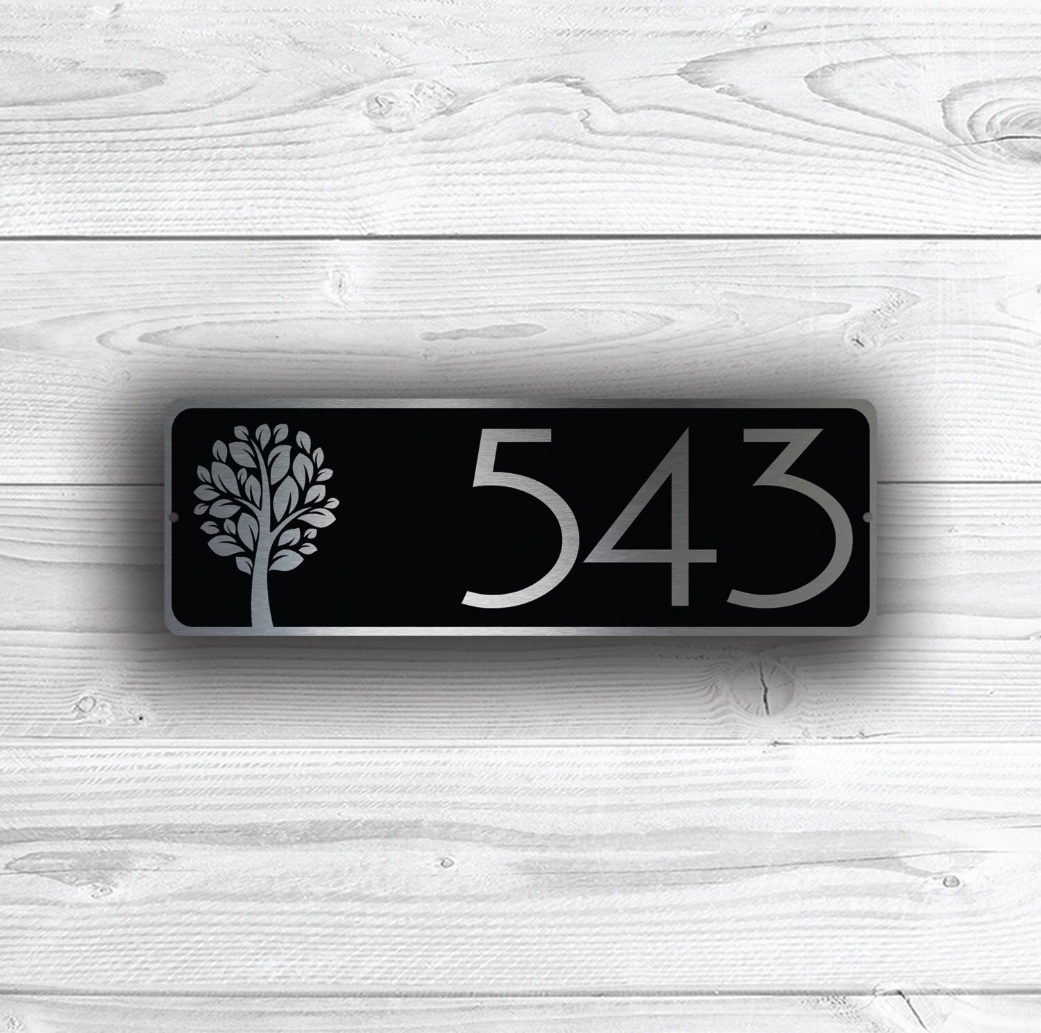 Personalized House Number Sign Outdoor House Nameplate | Etsy