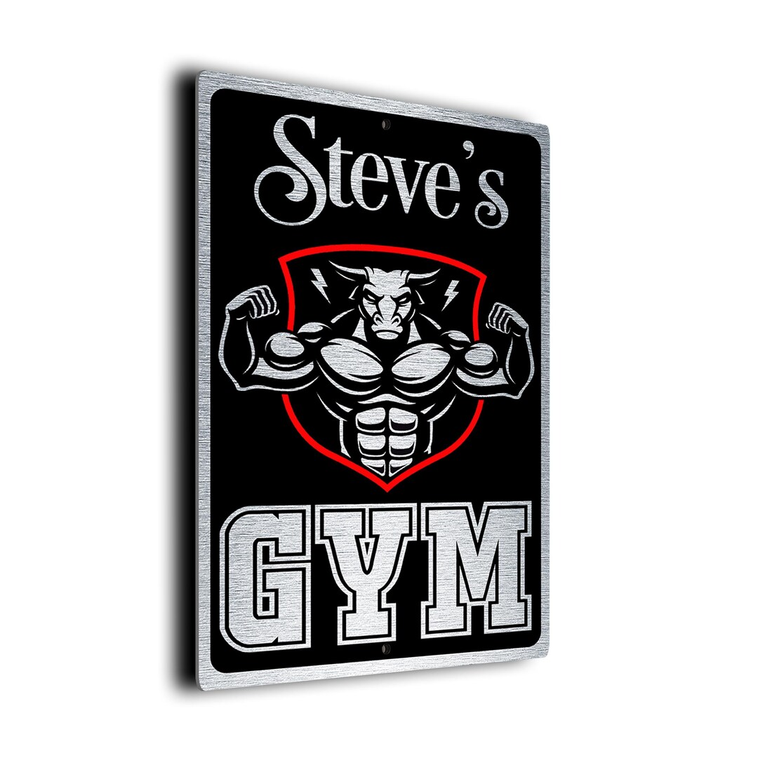 PERSONALIZED GYM SIGN, Gym Signs, Custom Gym Signs, Gym Sign, Gym, Gym ...