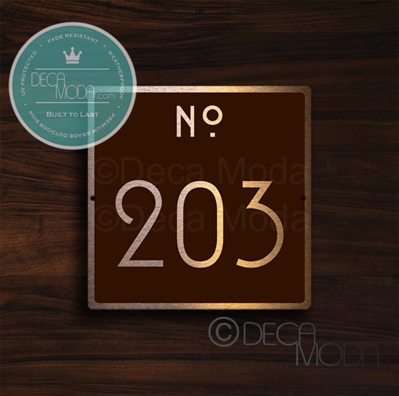 Custom Numbers Signs Condo Room Numbers Apartment Numbers | Etsy