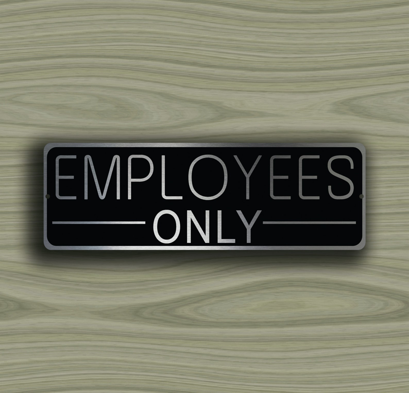 EMPLOYEES ONLY SIGN Employees Only Signs Office Wall Sign - Etsy
