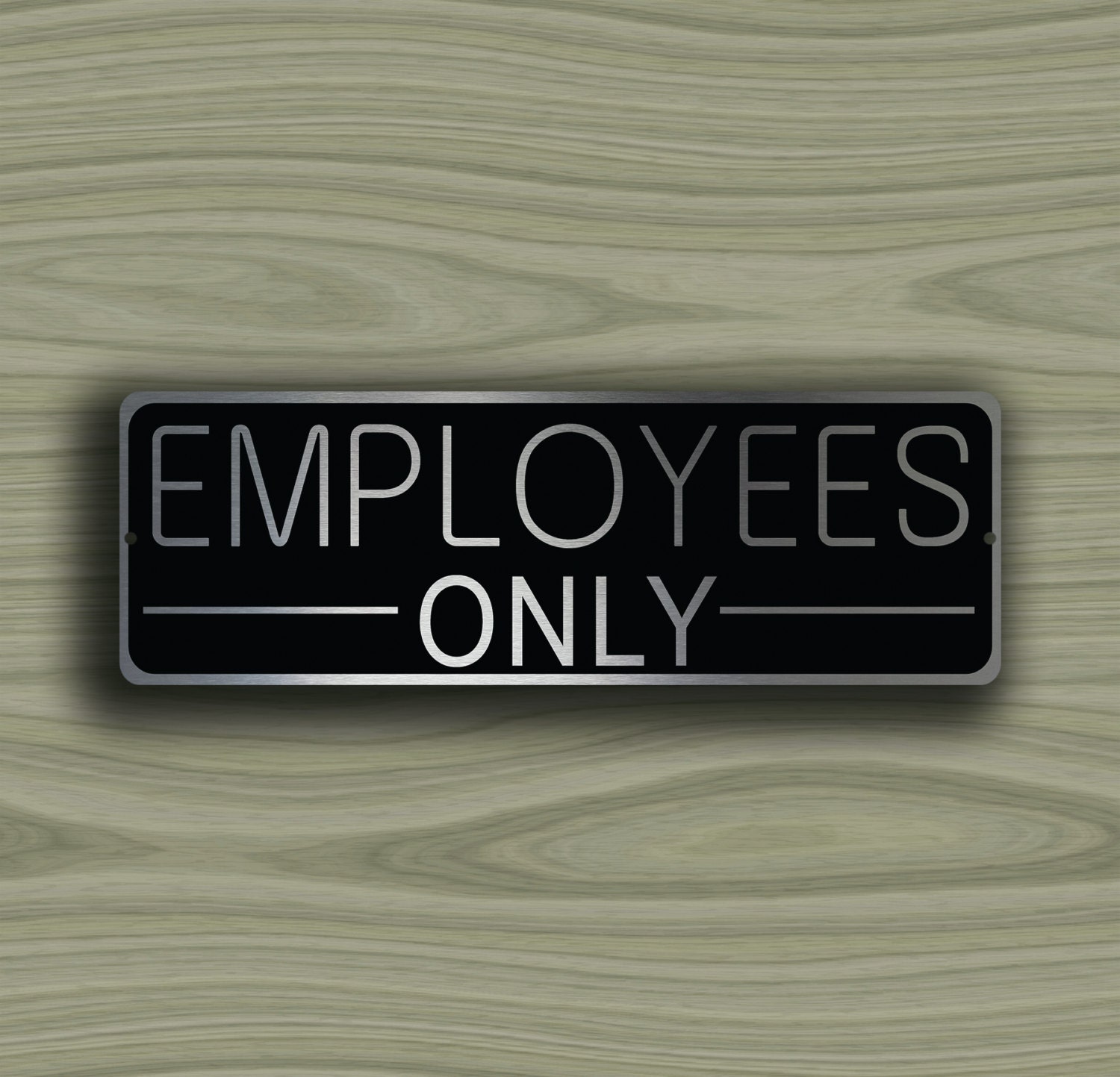 EMPLOYEES ONLY SIGN Employees Only Signs Office Wall Sign - Etsy