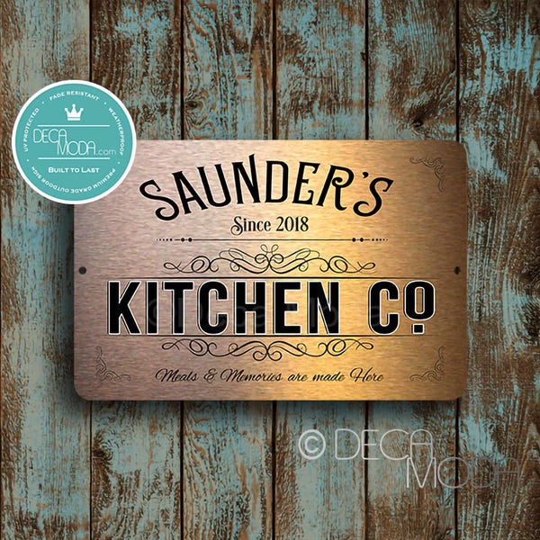 Custom Kitchen Sign - Etsy