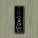 MODERN ADDRESS SIGN Sign Modern House Address Plaque Custom - Etsy