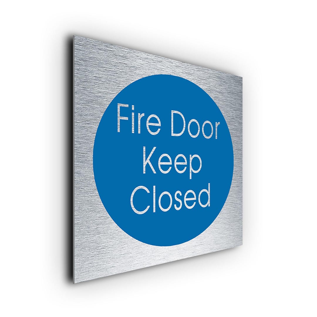 Fire Door Keep Closed Sign | Fire Door | Self Adhesive Sign | Fire Door ...