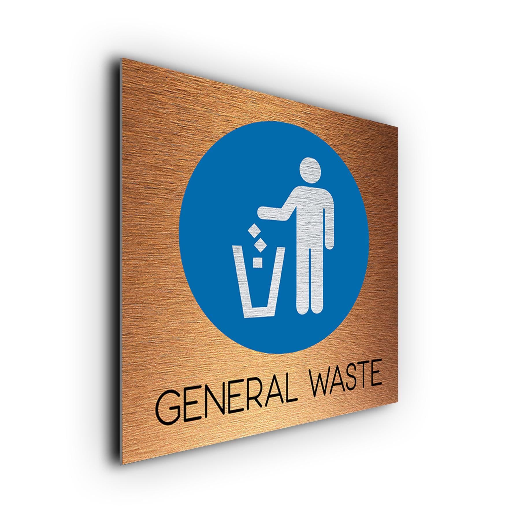 General Waste Only Sign