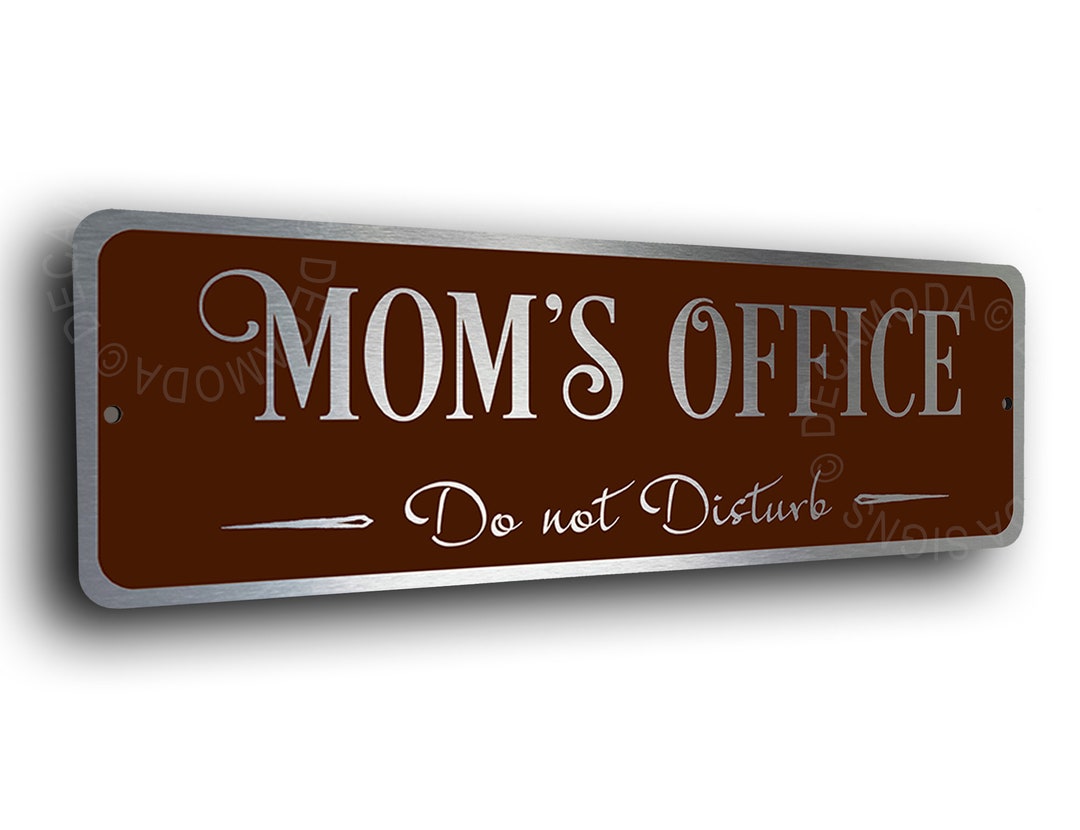 MOMS OFFICE DOOR Sign, Moms Office Sign, Office , Mom Gifts, Gift for ...