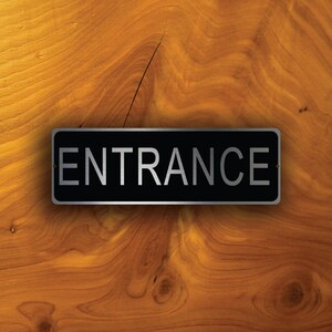 ENTRANCE DOOR SIGN, Entrance Sign, Entrance, Office Supplies, Entrance ...