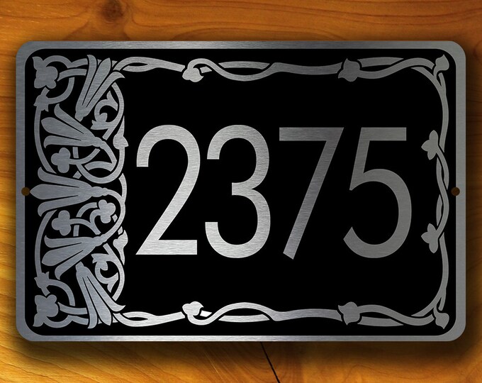 PERSONALIZED ADDRESS SIGN Outdoor Address Signs Traditional - Etsy
