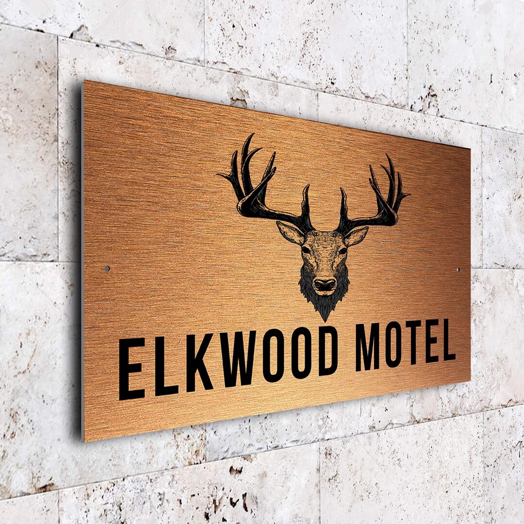 Custom Motel Sign: Retro Roadside Decor, Personalized Business Plaque ...