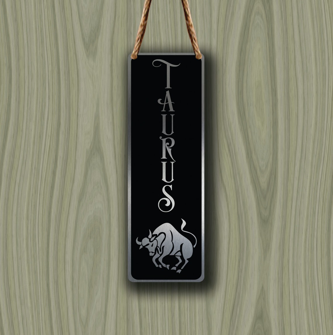 TAURUS ZODIAC SIGN Wall Art Sign Taurus Wall Plaque Taurus - Etsy