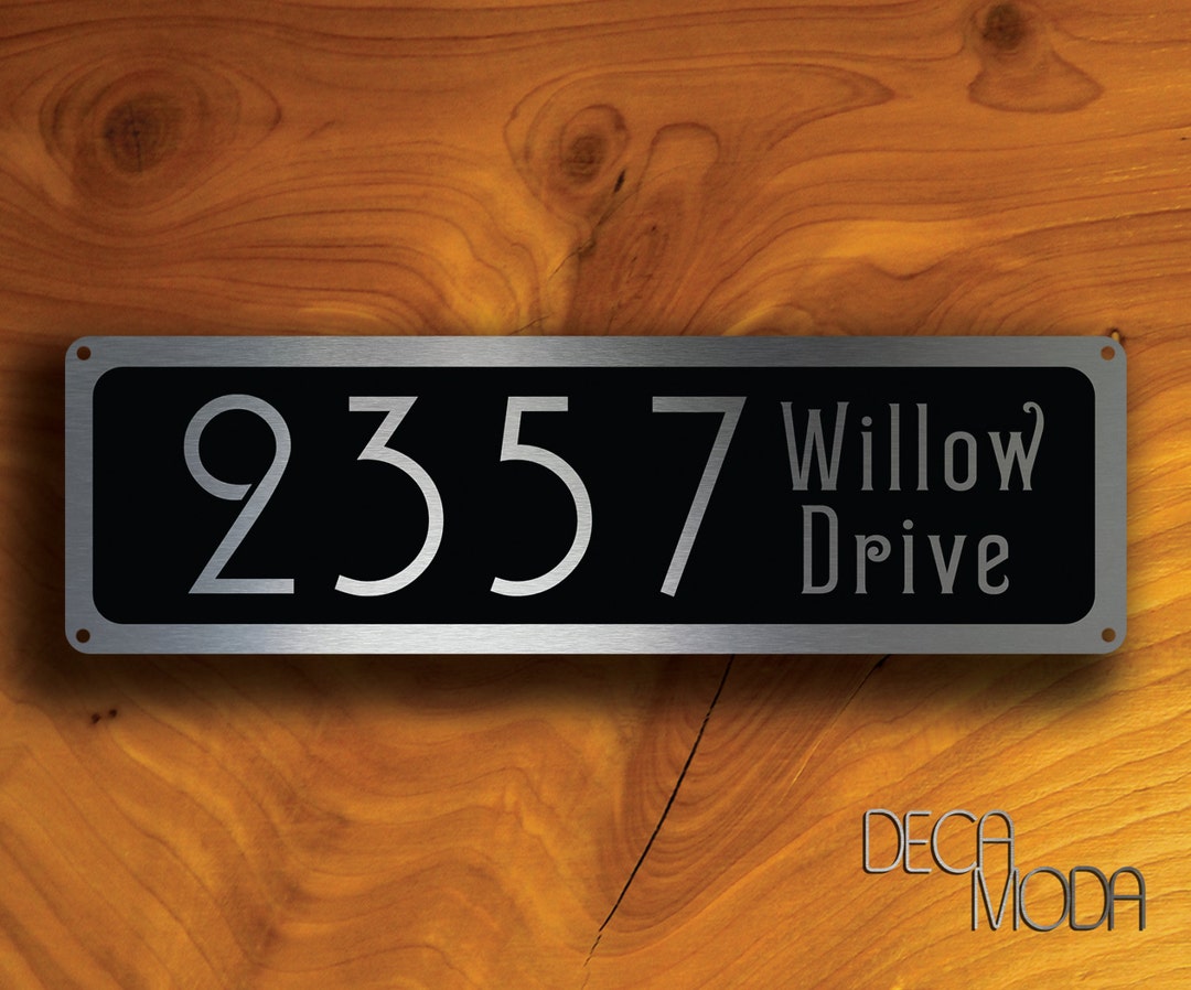 ADDRESS SIGN, Outdoor Address Signs, Address Plaque, Hanging Address ...