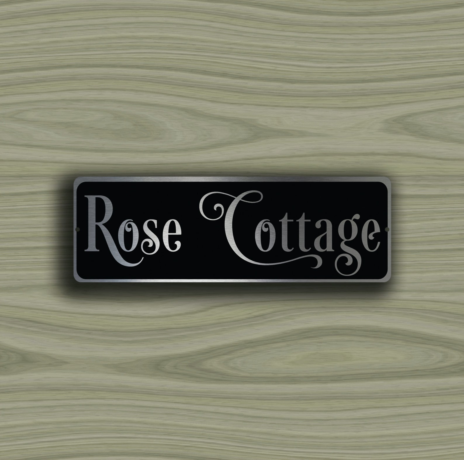 CUSTOM HOUSE NAMEPLATE Sign Outdoor House Nameplate Custom - Etsy
