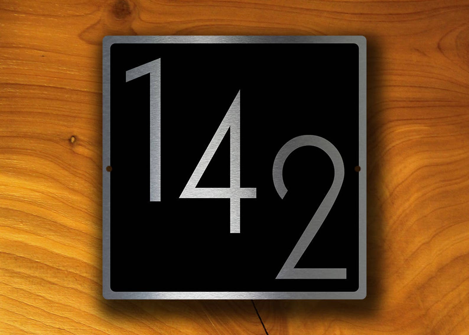 MODERN NUMBERS SIGN Outdoor Numbers Sign Custom House - Etsy