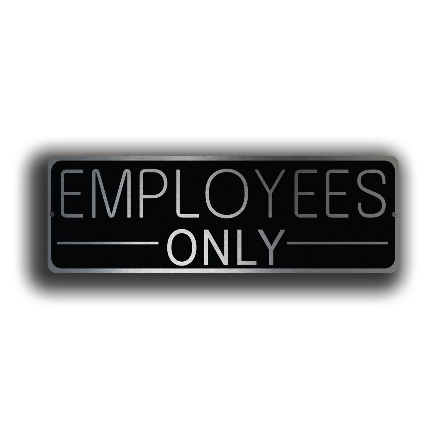 EMPLOYEES ONLY SIGN Employees Only Signs Office Wall Sign - Etsy