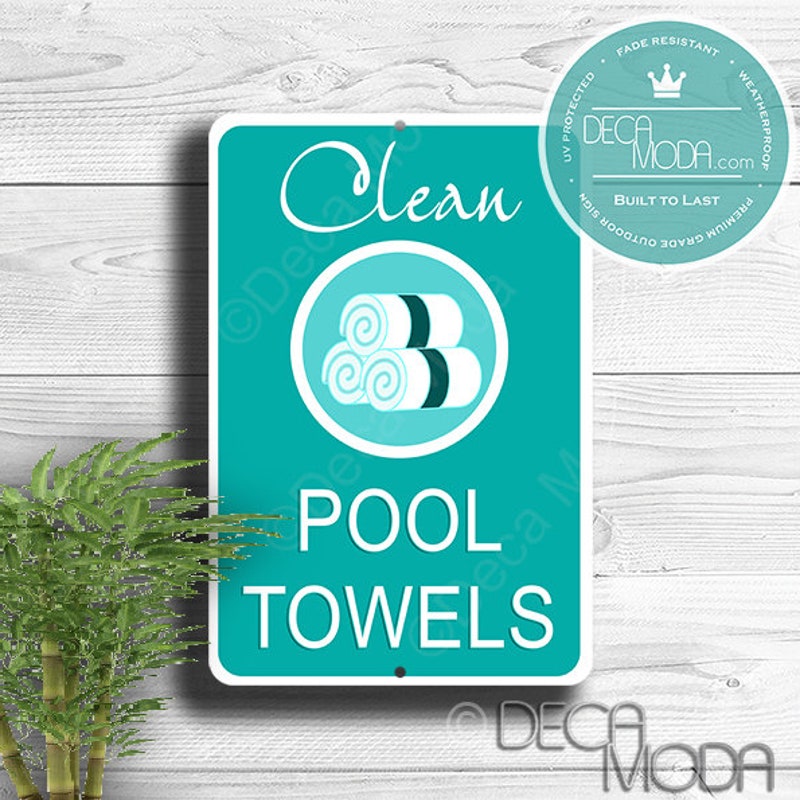 Pool Sign - Etsy