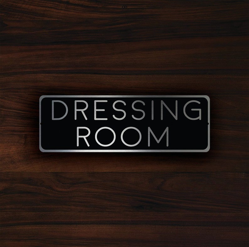 DRESSING ROOM SIGN Dressing Room Signs Custom Door Signs - Etsy