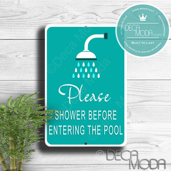 Pool Signs - Etsy