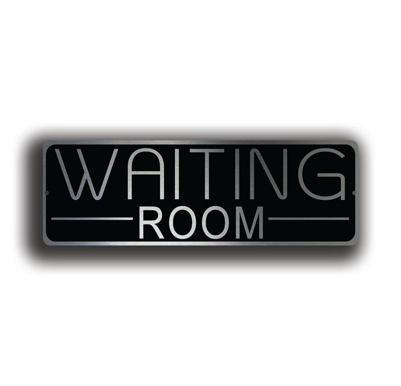 WAITING ROOM SIGN Waiting Room Signs Waiting Room Door Sign - Etsy